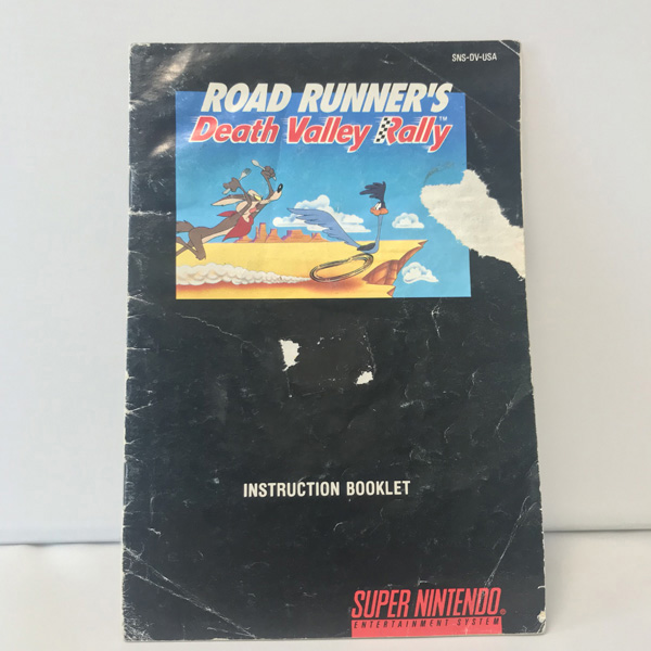 Road Runners Death Valley Ralley Manual - - PNP Games Online Store