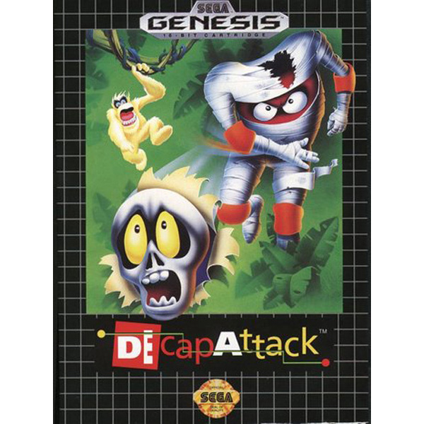 Decap Attack - Genesis - Used - - PNP Games Online Store