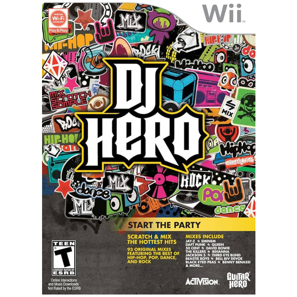 DJ Hero Bundle - Wii - Used - Disc Only - - PNP Games Online Store
