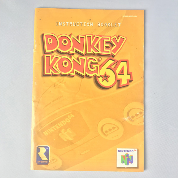 Donkey Kong 64 Manual - - PNP Games Online Store
