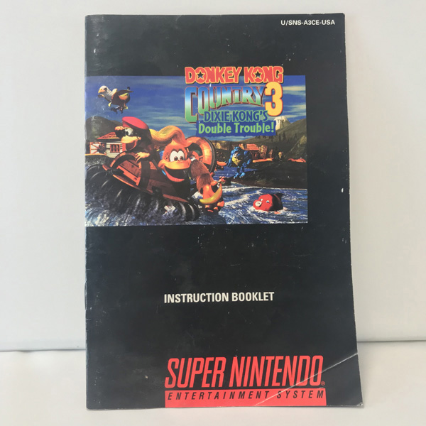 Donkey Kong Country 3 Dixie Kongs Double Trouble Manual - - PNP Games ...