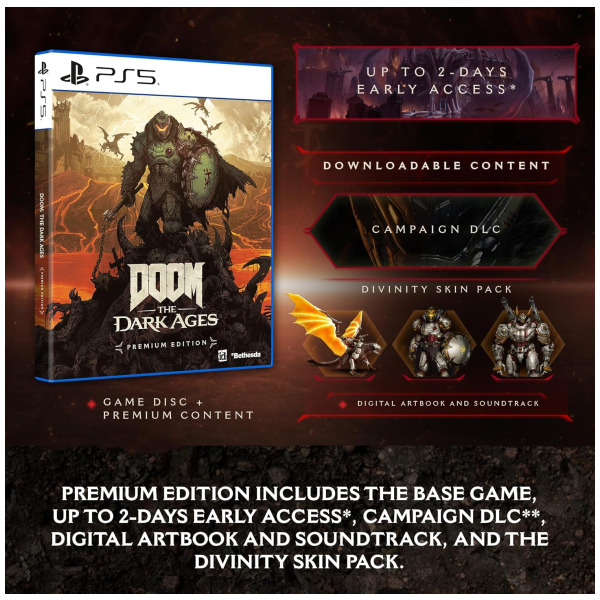 Doom The Dark Ages Premium Edition - PlayStation 5 PS5 - - PNP Games ...