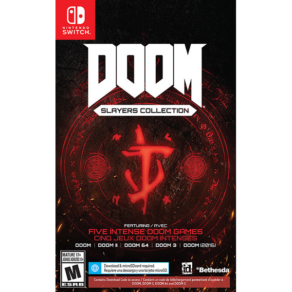 Doom Slayers Collection (Doom 1, 2, 64, and 3 Download Codes) - Switch ...