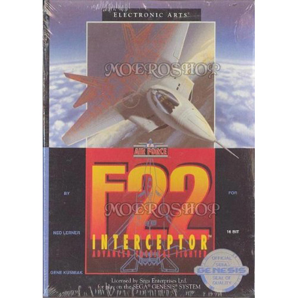 F-22 Interceptor - Genesis - Used - Cart Only - - PNP Games Online Store