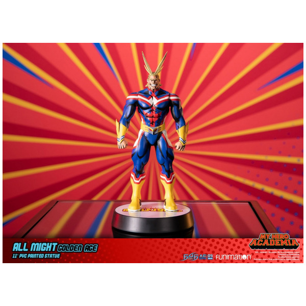 My Hero Academia All Might Golden Age 11" Pvc Standard Edition Statue ...