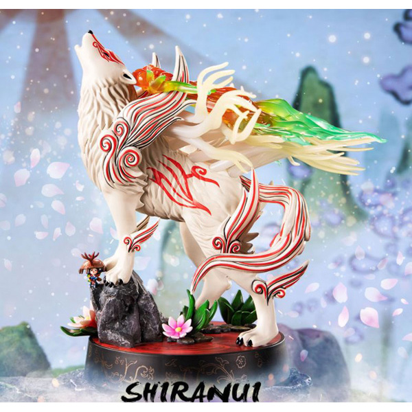 Okami Shiranui Celestial Howl Pose 9" Pvc Painted Statue [First 4 ...