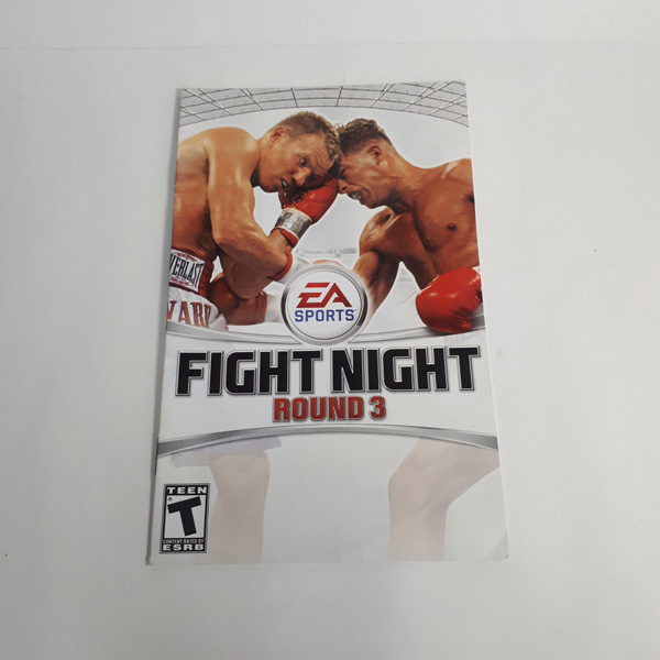 FIGHT NIGHT ROUND 3 MANUAL - - PNP Games Online Store