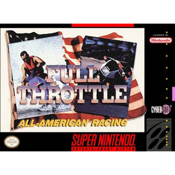 Full Throttle: All-American Racing - Super Nintendo SNES - Used - Cart ...