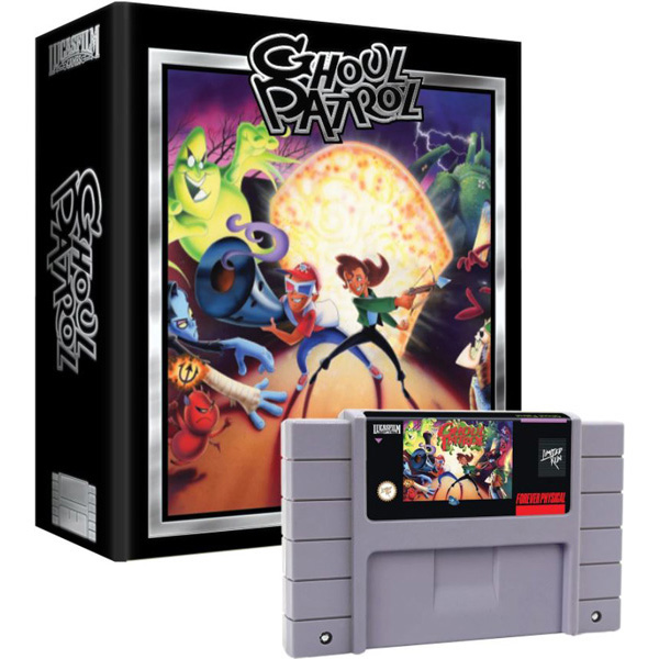 Ghoul Patrol Collectors Edition Grey Cart Limited Run Games Super Nintendo SNES PNP Games Online Store