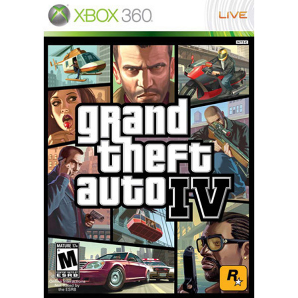 GTA Grand Theft Auto IV 4 - Xbox 360 - Used - Disc Only - - PNP Games ...