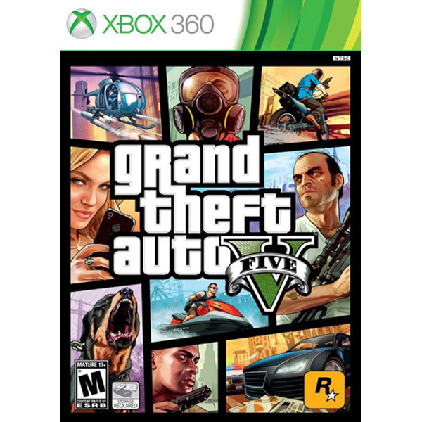Grand Theft Auto GTA V 5 - Xbox 360 - Used - Disc Only - - PNP Games ...