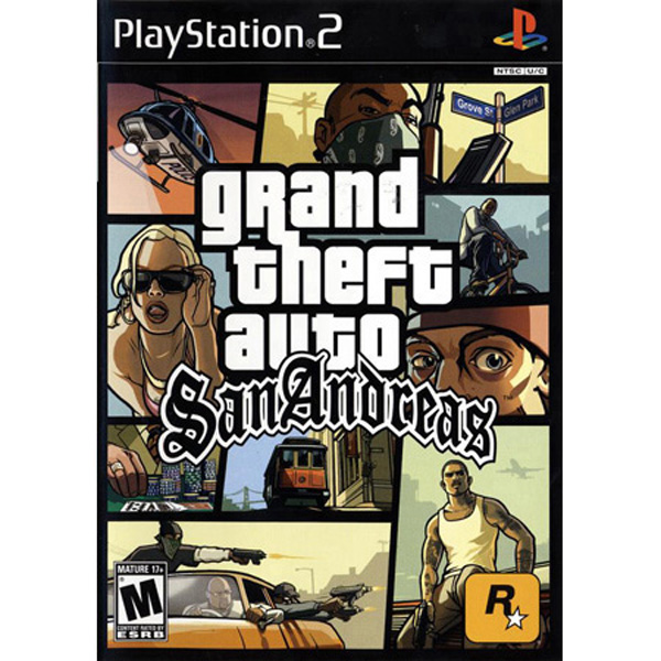 GTA Grand Theft Auto San Andreas [Ao] - PlayStation 2 PS2 - Used - Disc ...