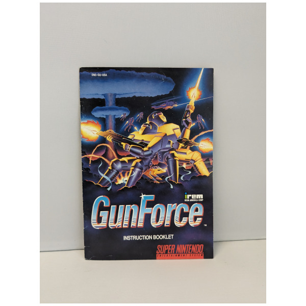 Gunforce Manual Only - - PNP Games Online Store