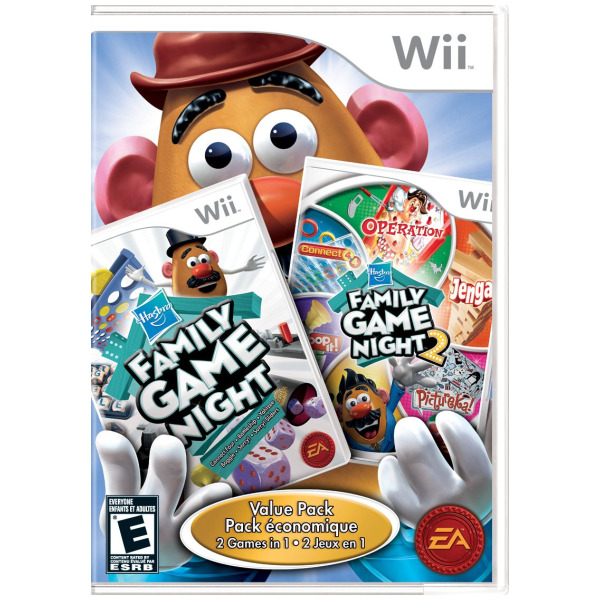 Hasbro Family Game Night Value Pack - Wii - Used - - PNP Games Online Store