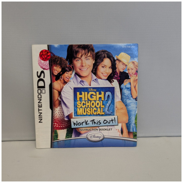 High School Musical 2: Work It Out Manual Only - - PNP Games Online Store