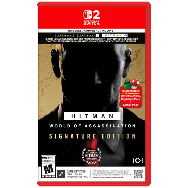 Hitman World of Assassination Signature Edition (Game-Key Card, DL Required) - Switch 2 - - PNP ...