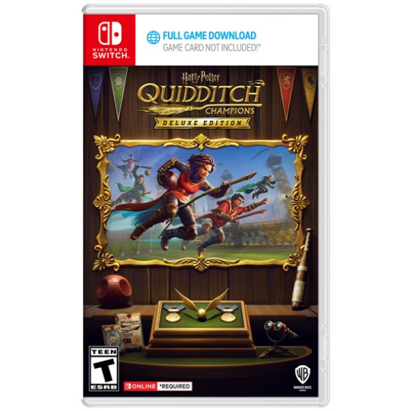 Harry Potter Quidditch Champions Deluxe Edition (Code in Box) - Switch ...