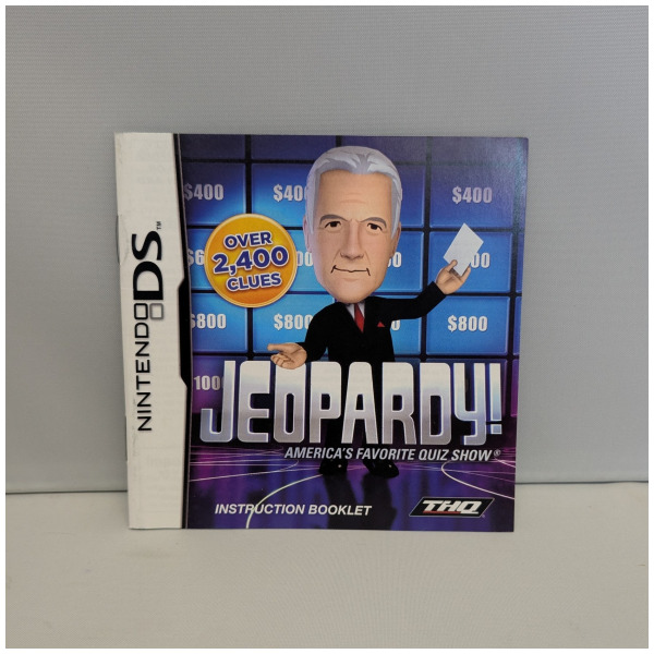 Jeopardy! Manual Only - - PNP Games Online Store