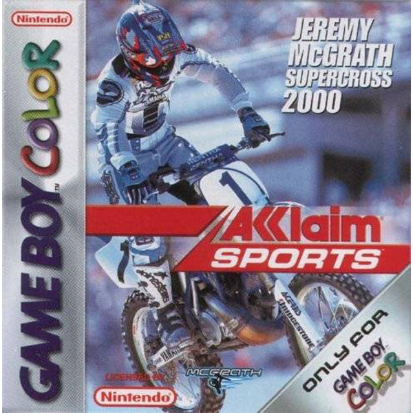 Jeremy Mcgrath Supercross 2000 - Game Boy Color - Used - Cart Only ...