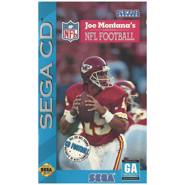 Joe Montana Football - Sega CD - Used - - PNP Games Online Store