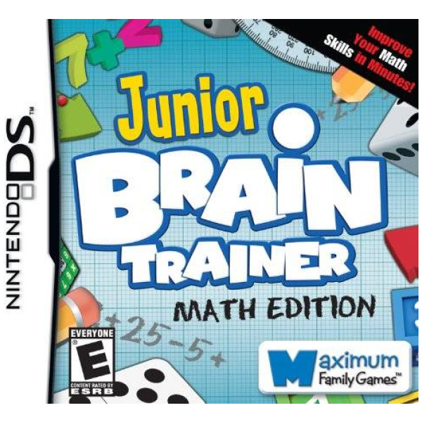 Junior Brain Trainer Math Edition - Nintendo DS - Used - Cart Only ...