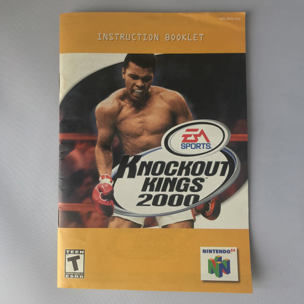 KNOCKOUT KINGS 2000 MANUAL - - PNP Games Online Store