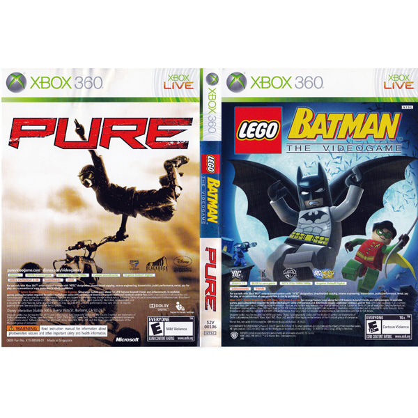 Lego Batman/Pure - Xbox 360 - Used - Disc Only - - PNP Games Online Store