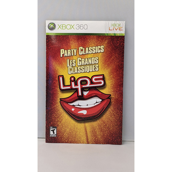 Lips Party Classics Manual Only - - PNP Games Online Store