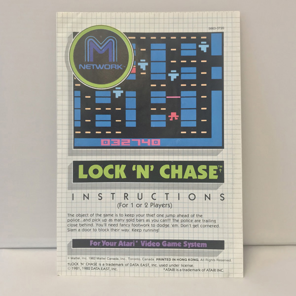 Lock N Chase Manual - - PNP Games Online Store