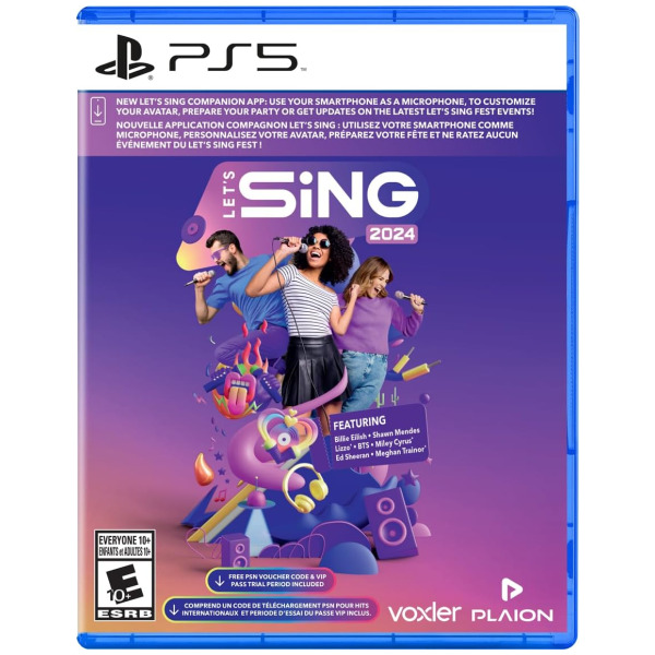 Lets Sing 2024 + 2 Microphones Bundle - PlayStation 5 PS5 - Used - - PNP Games Online Store
