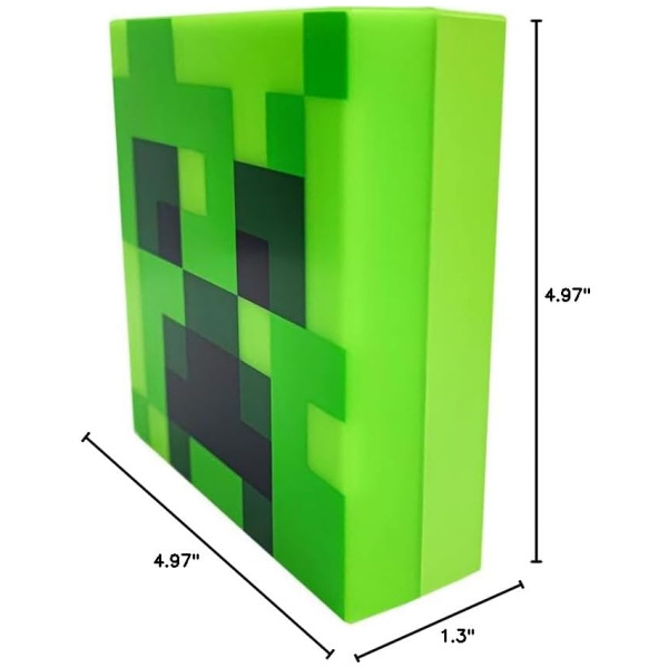 Minecraft Creeper 4" Night Light - - PNP Games Online Store
