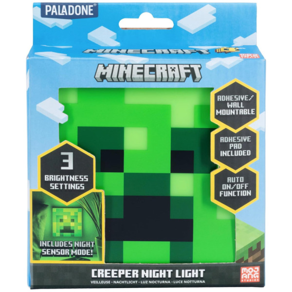 Minecraft Creeper 4" Night Light - - PNP Games Online Store