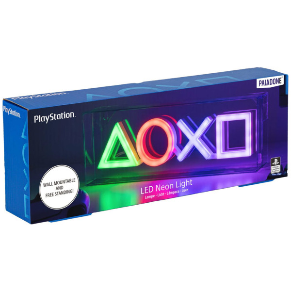 Playstation Icons 12" LED Neon Light - PNP Games Online Store