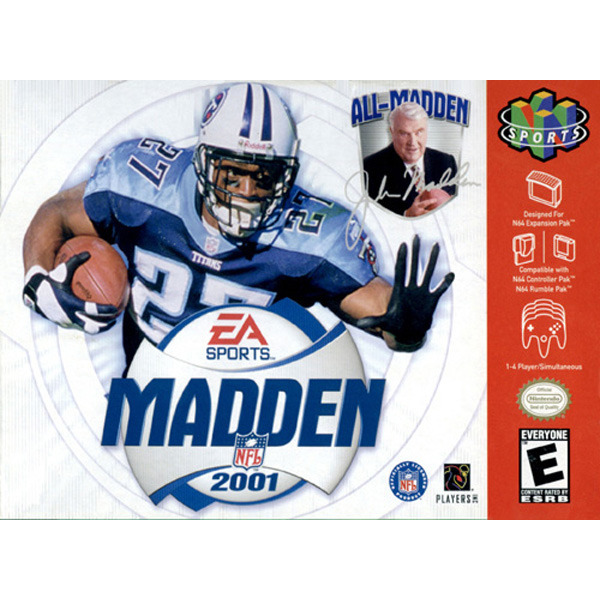 Madden NFL 2001 - Nintendo 64 - Used - Cart Only - PNP Games Online Store