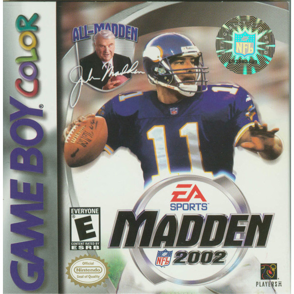 Madden NFL 2002 - Game Boy Advance - Used - Cart Only - - PNP Games ...