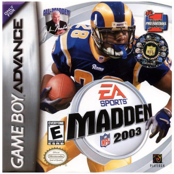 Madden NFL 2003 - Game Boy Advance - Used - Cart Only - - PNP Games ...