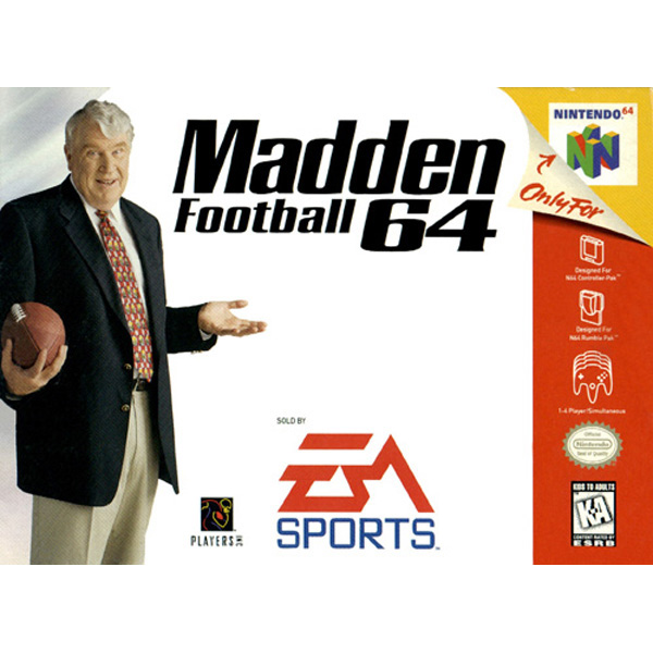 Madden Football 64 - Nintendo 64 - Used - Cart Only - - PNP Games ...