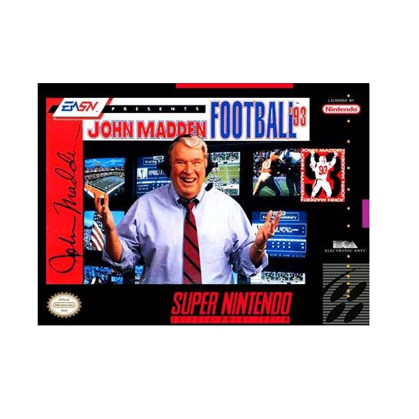 Madden NFL '93 - CLEARANCE USED - READ DESCRIPTION - - PNP Games Online ...