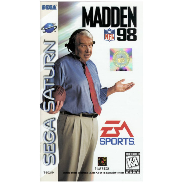 Madden NFL '98 - Saturn - Used - Disc Only - PNP Games Online Store
