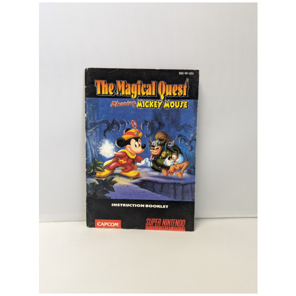 Magical Quest Starring Mickey Mouse Manual - - PNP Games Online Store