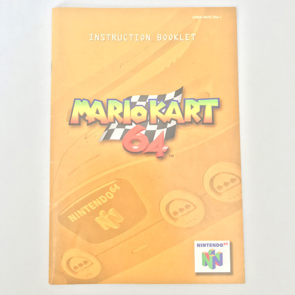 Mario Kart 64 Manual - Yellow Version - - PNP Games Online Store
