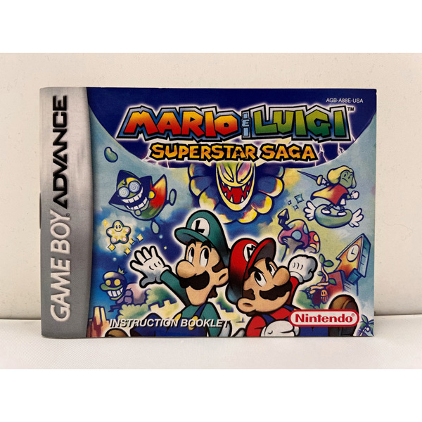 Mario & Luigi Superstar Saga Manual - - PNP Games Online Store