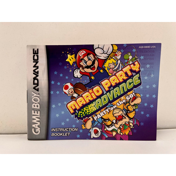 Mario Party Advance Playmat and Manual - - PNP Games Online Store