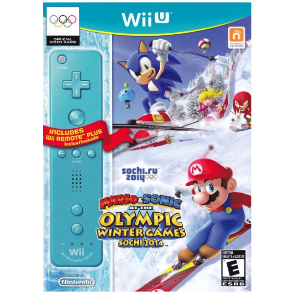 Mario Sonic Olympic Winter Games Sochi 2014 With Blue Wiimote - Wii U ...