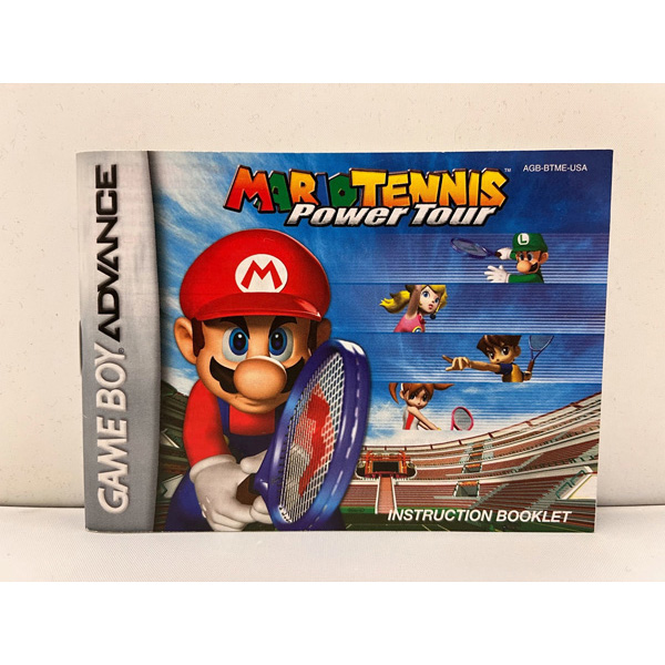 Mario Tennis Power Tour Manual - - PNP Games Online Store