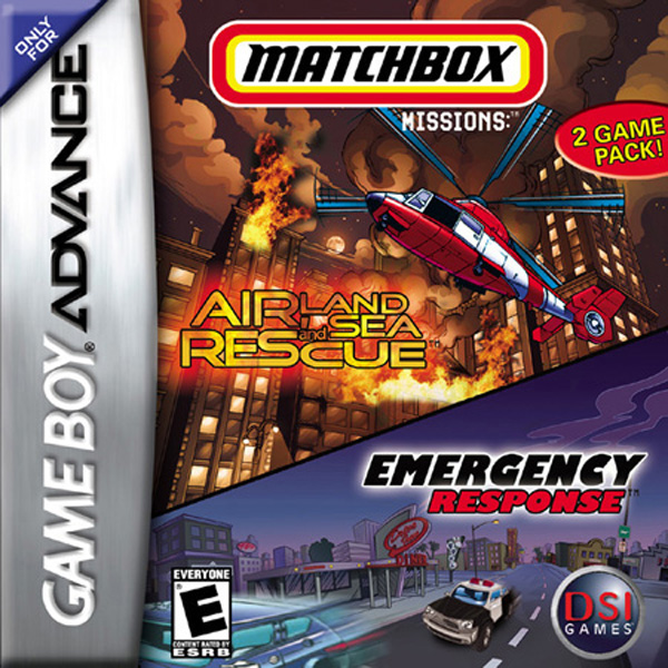 Matchbox Missions Air Land & Sea / Emergency Response - Game Boy ...