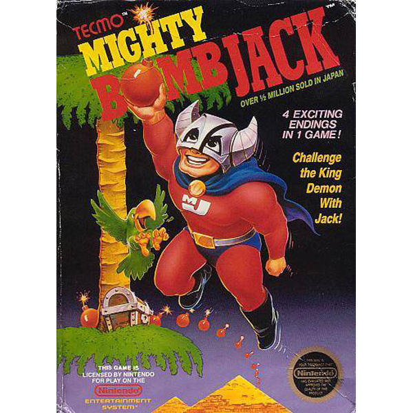 Mighty Bomb Jack - Nintendo NES - Used - Cart Only - - PNP Games Online ...