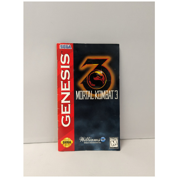 Mortal Kombat III Manual Only - - PNP Games Online Store