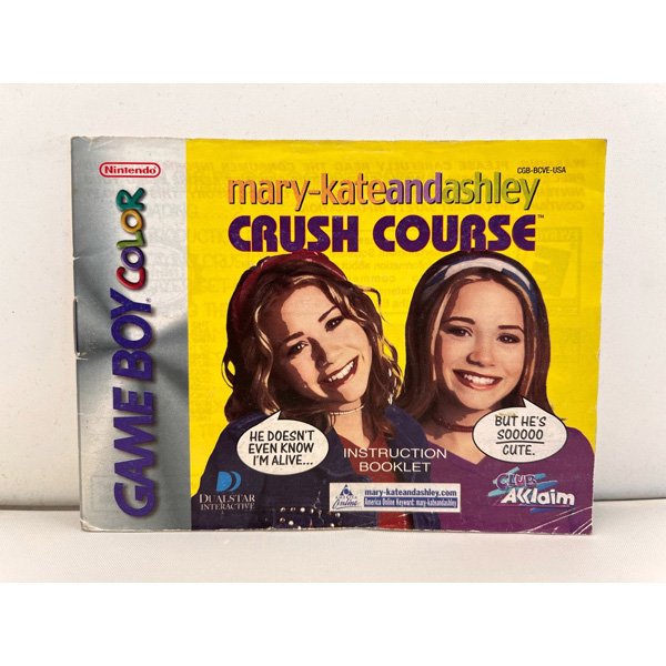 Mary-Kate & Ashley Crush Course Manual - - PNP Games Online Store