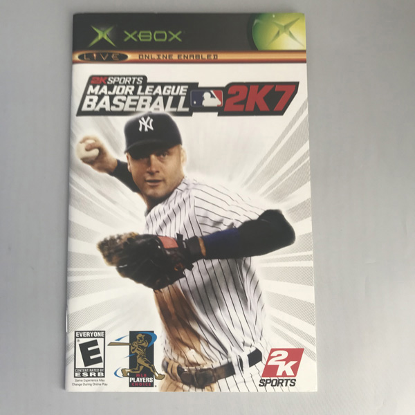 MAJOR LEAGUE BASEBALL 2K7 MANUAL - - PNP Games Online Store